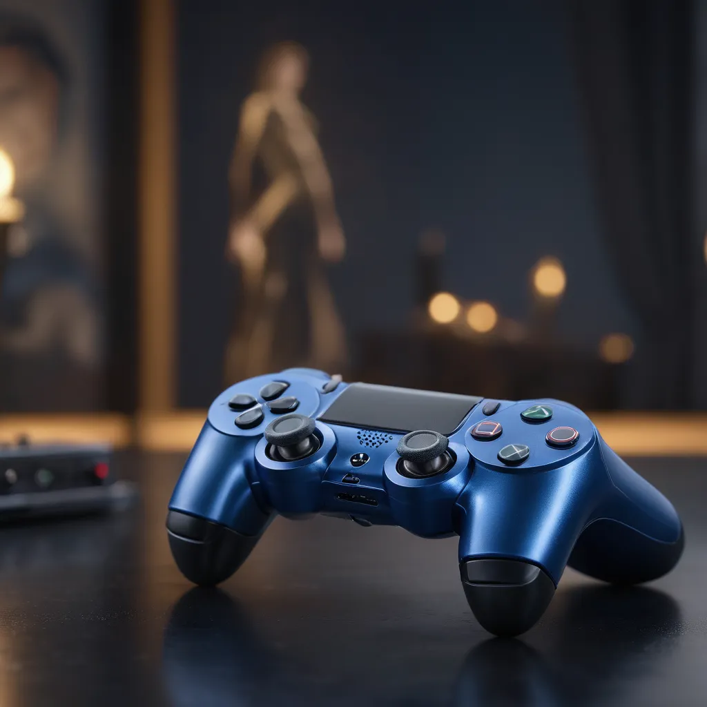 Unveiling the Enchantment of Blue Custom PS4 Controllers: A Visual Odyssey