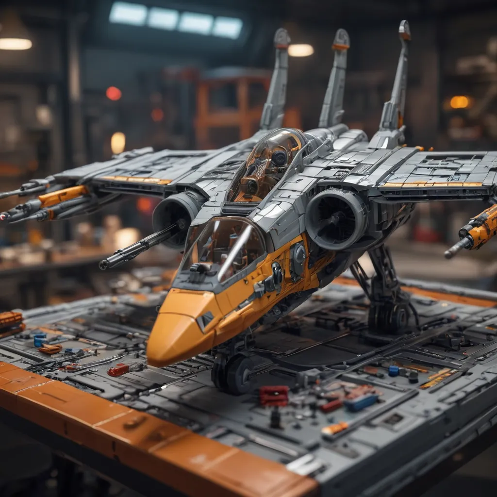 The Engineering of Imagination: Crafting a LEGO Wing Fighter
